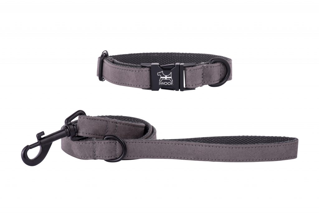 DOLPHIN CORNWALL Designer Dog Collar and Lead set in Black by IWOOF.com ...